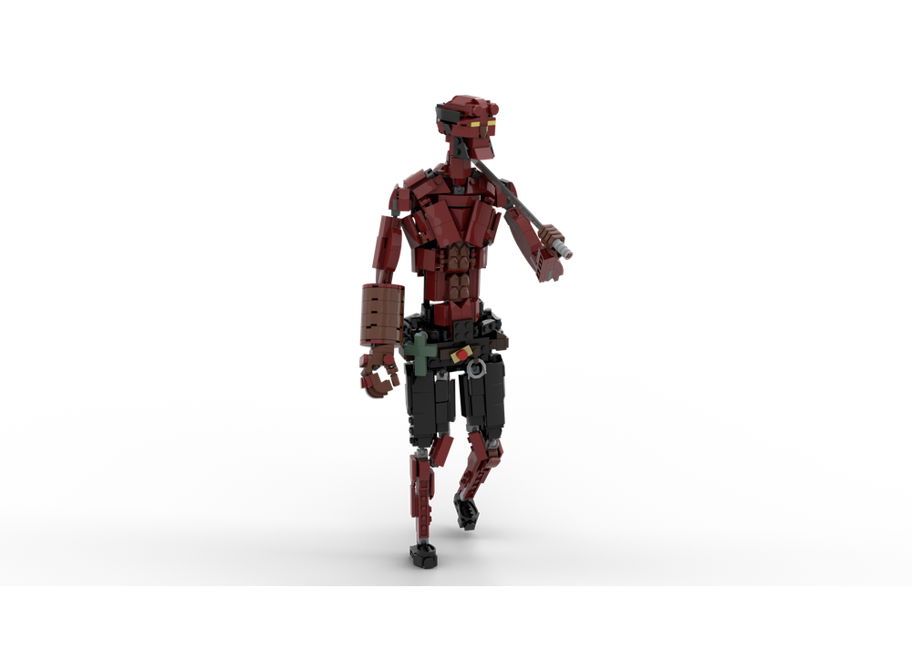 LEGO MOC Hellboy - anatomically correct - Fully Articulate pose-able ...