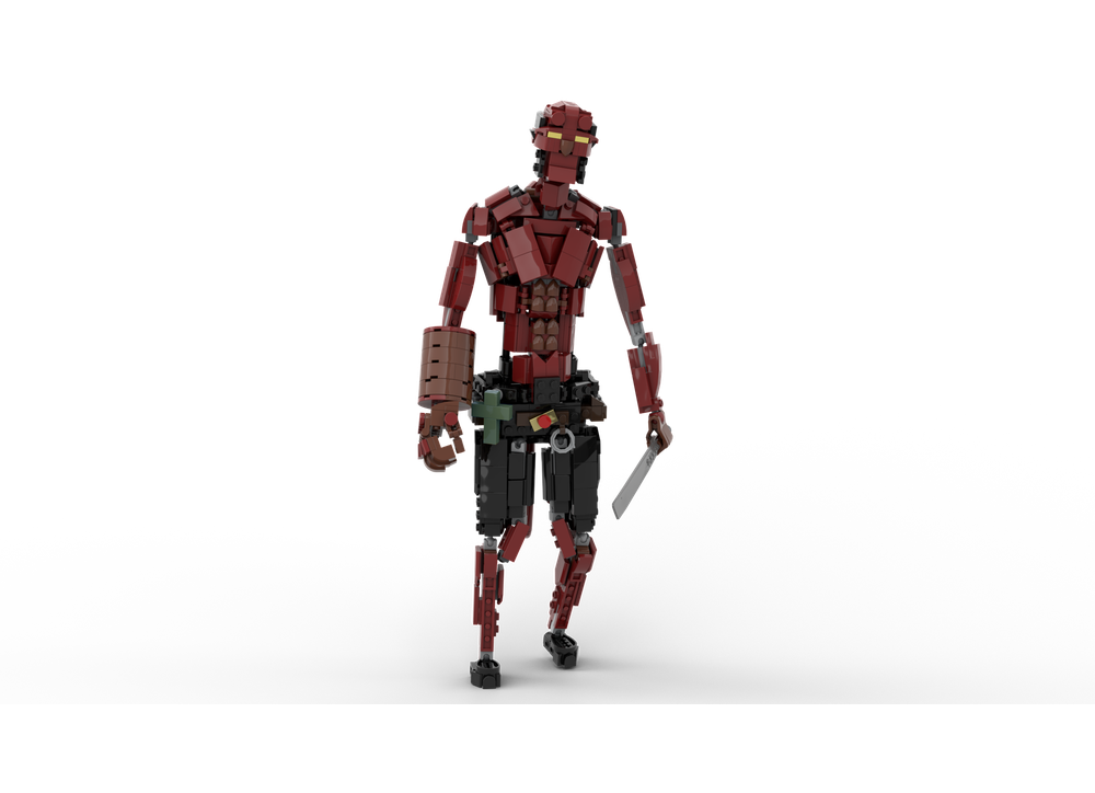 LEGO MOC Hellboy - anatomically correct - Fully Articulate pose-able ...