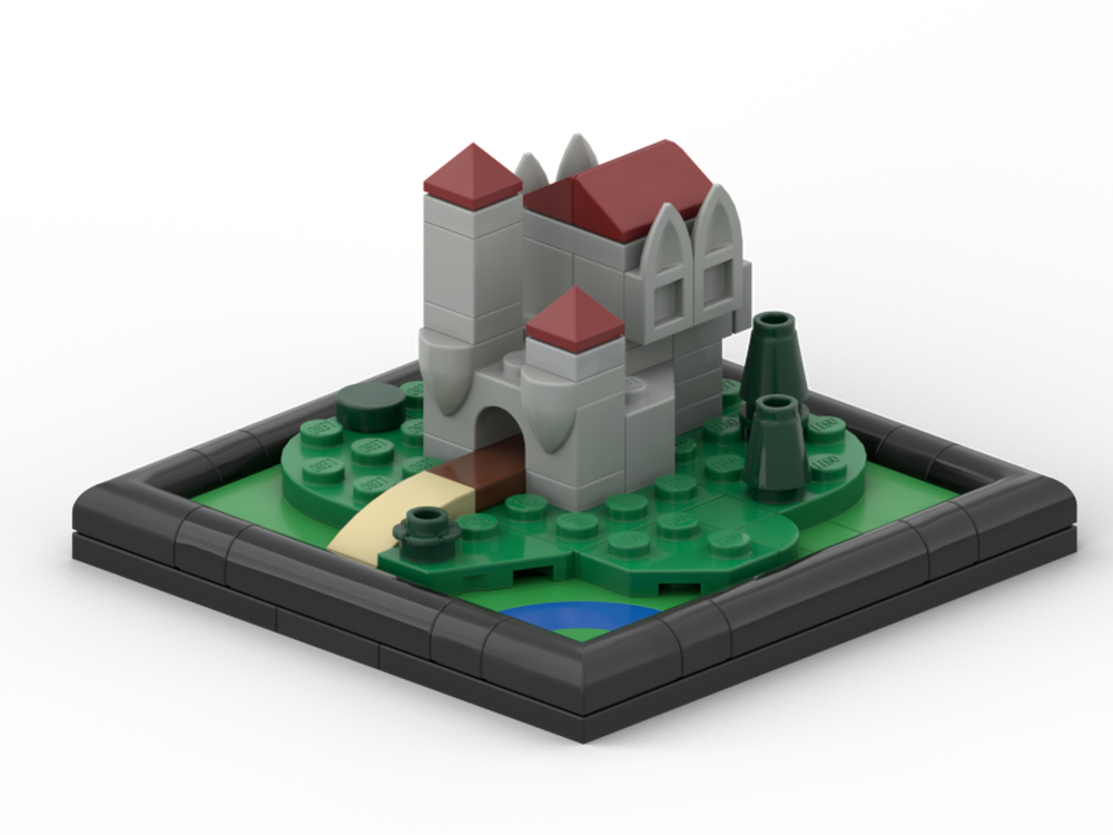 LEGO MOC Mini castle 01 by graeymaelkyn | Rebrickable - Build with LEGO