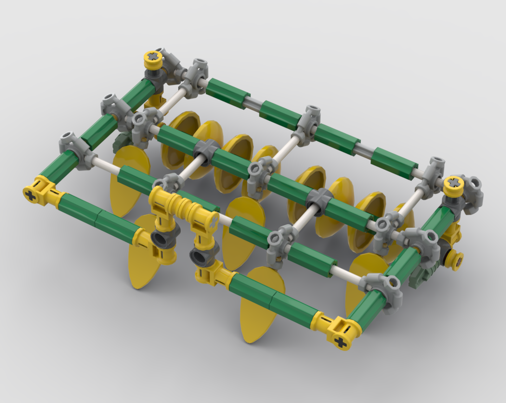 LEGO MOC Cultivator with Roller for Single-Axle Tractor #23 by Larsagri ...