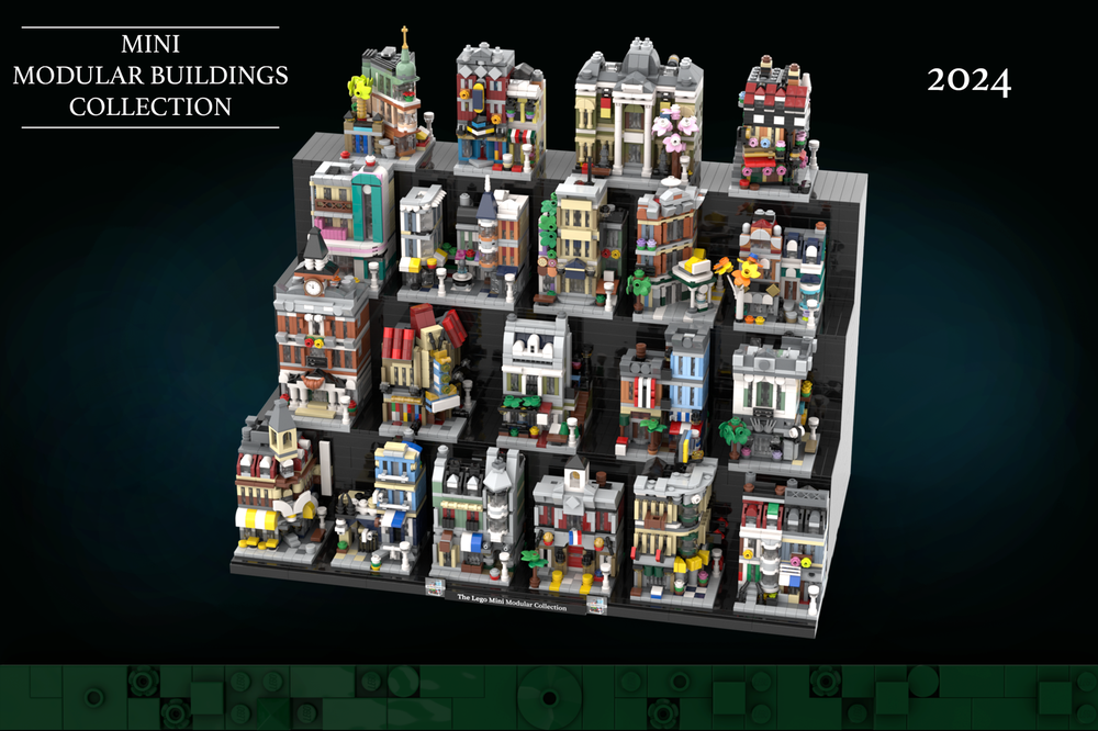 LEGO MOC Mini Modular Buildings - The Full Set of 20 by christromans ...