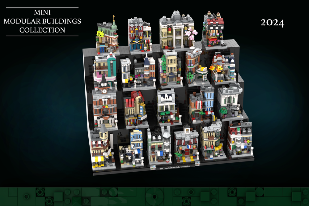 Lego Moc Mini Modular Buildings The Full Set Of 20 By Christromans