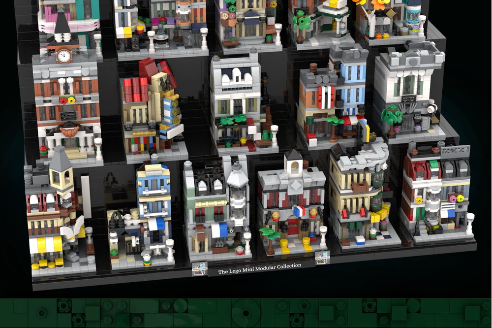 Lego Moc Mini Modular Buildings The Full Set Of 20 By Christromans