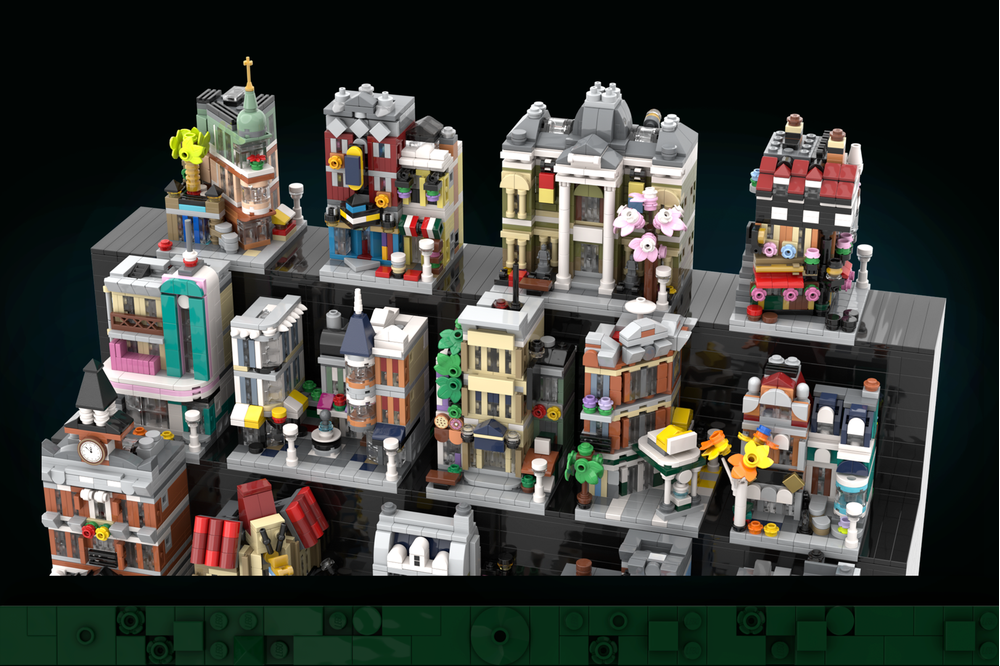 Lego Moc Mini Modular Buildings The Full Set Of 20 By Christromans