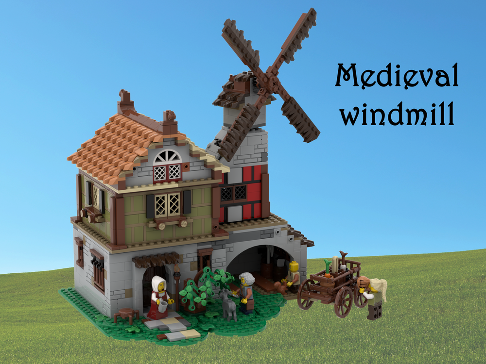 LEGO MOC 10332 - Windmill by Tavernellos | Rebrickable - Build with LEGO