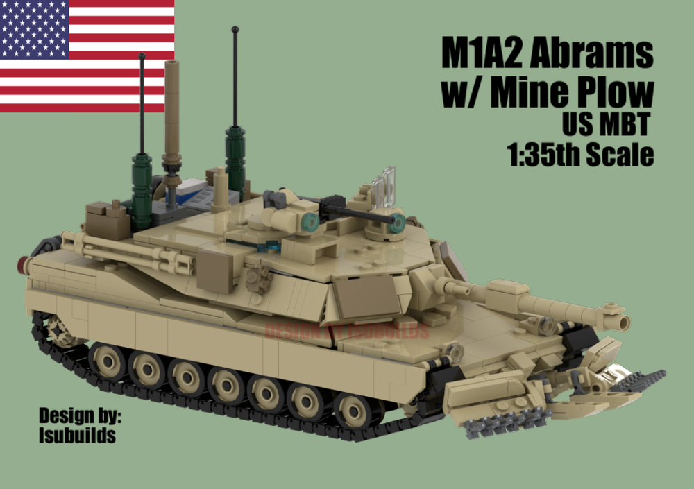 LEGO MOC M1A2 Abrams by Isubuilds | Rebrickable - Build with LEGO