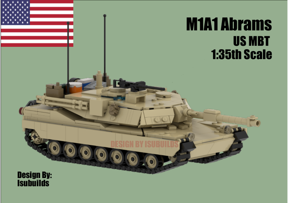 LEGO MOC M1A2 Abrams by Isubuilds | Rebrickable - Build with LEGO