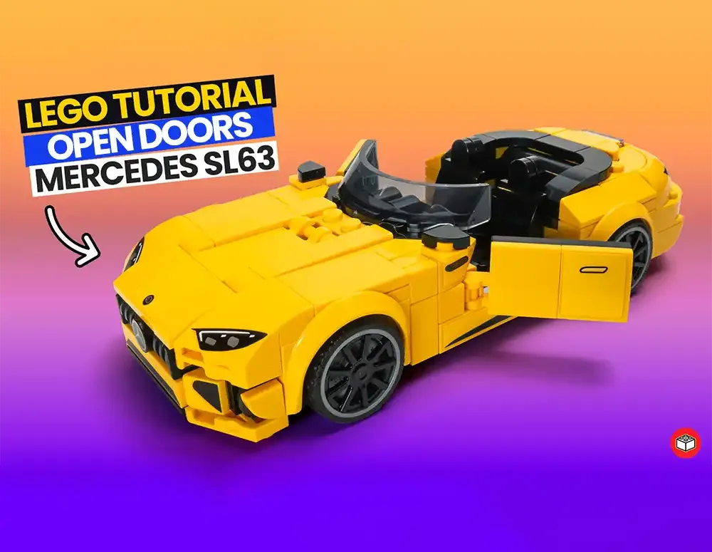 LEGO MOC Open Doors Lego Mercedes SL63 by timetobrick | Rebrickable ...