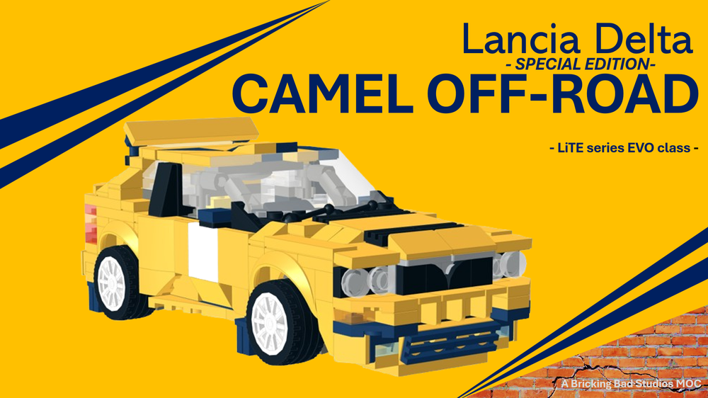 LEGO MOC Lancia Delta-CAMEL OFF-ROAD rally Special Edition (LiTE series ...
