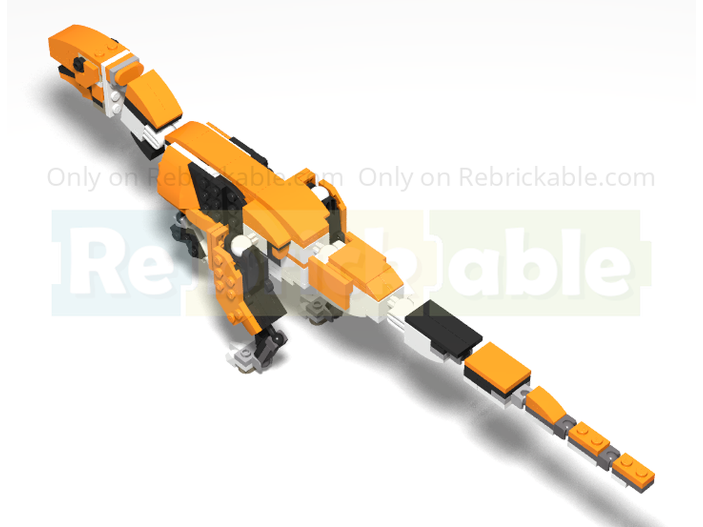 LEGO MOC 31129 Carcharodontosaurus by cre8torbuilds | Rebrickable ...
