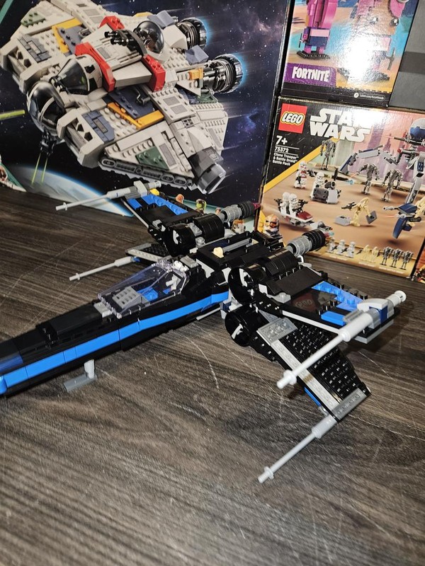 LEGO MOC X-Wing in Black and Blue by rvn0516 | Rebrickable - Build with ...