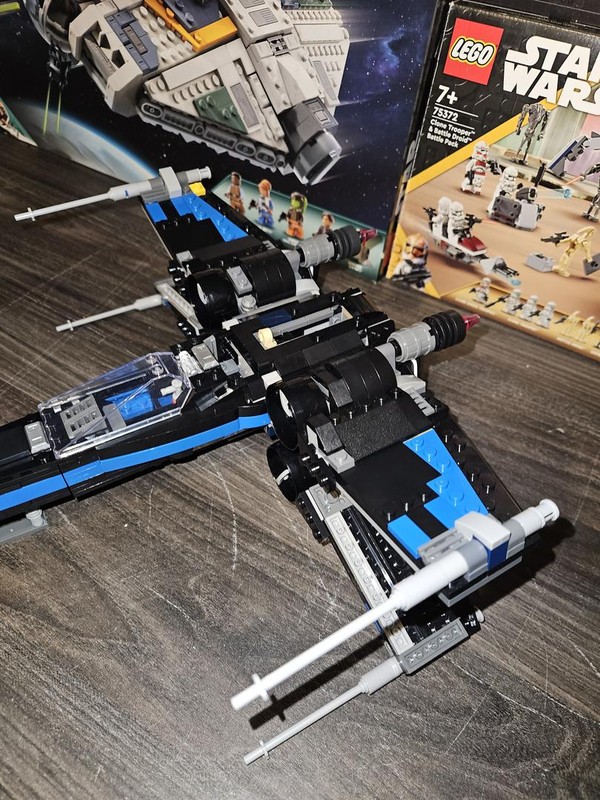 LEGO MOC X-Wing in Black and Blue by rvn0516 | Rebrickable - Build with ...
