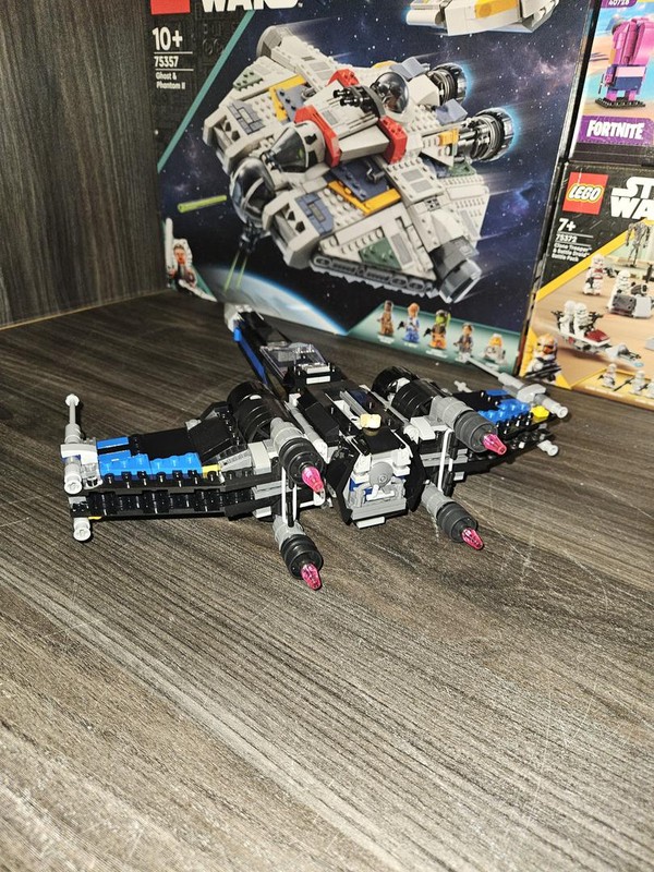 LEGO MOC X-Wing in Black and Blue by rvn0516 | Rebrickable - Build with ...