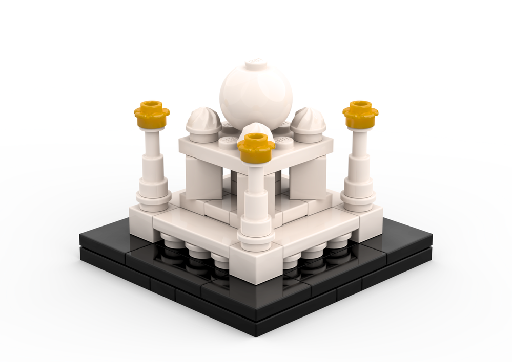 LEGO MOC Micro Taj Mahal by The Bobby Brix Channel | Rebrickable ...