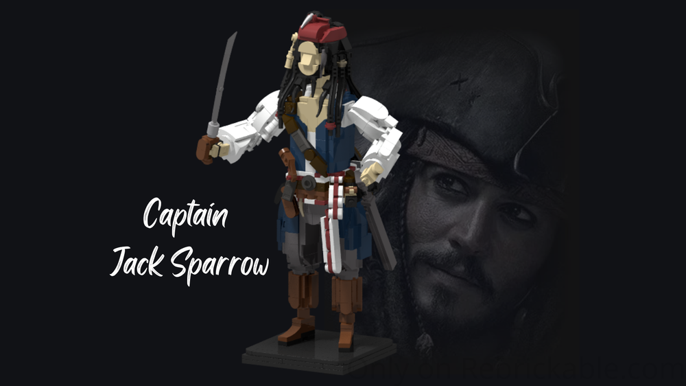 LEGO MOC-204804 Captain Jack Sparrow Figurine by Mr.Snicker ...