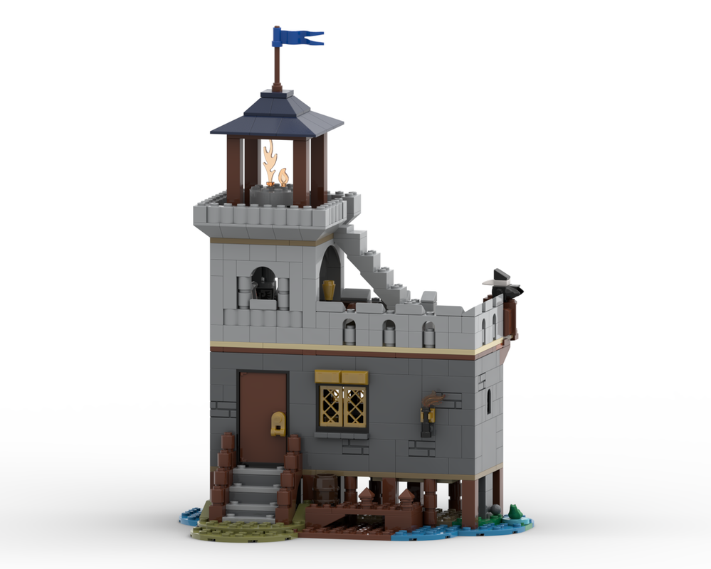 LEGO MOC Lakeside Outpost by mjBricks | Rebrickable - Build with LEGO