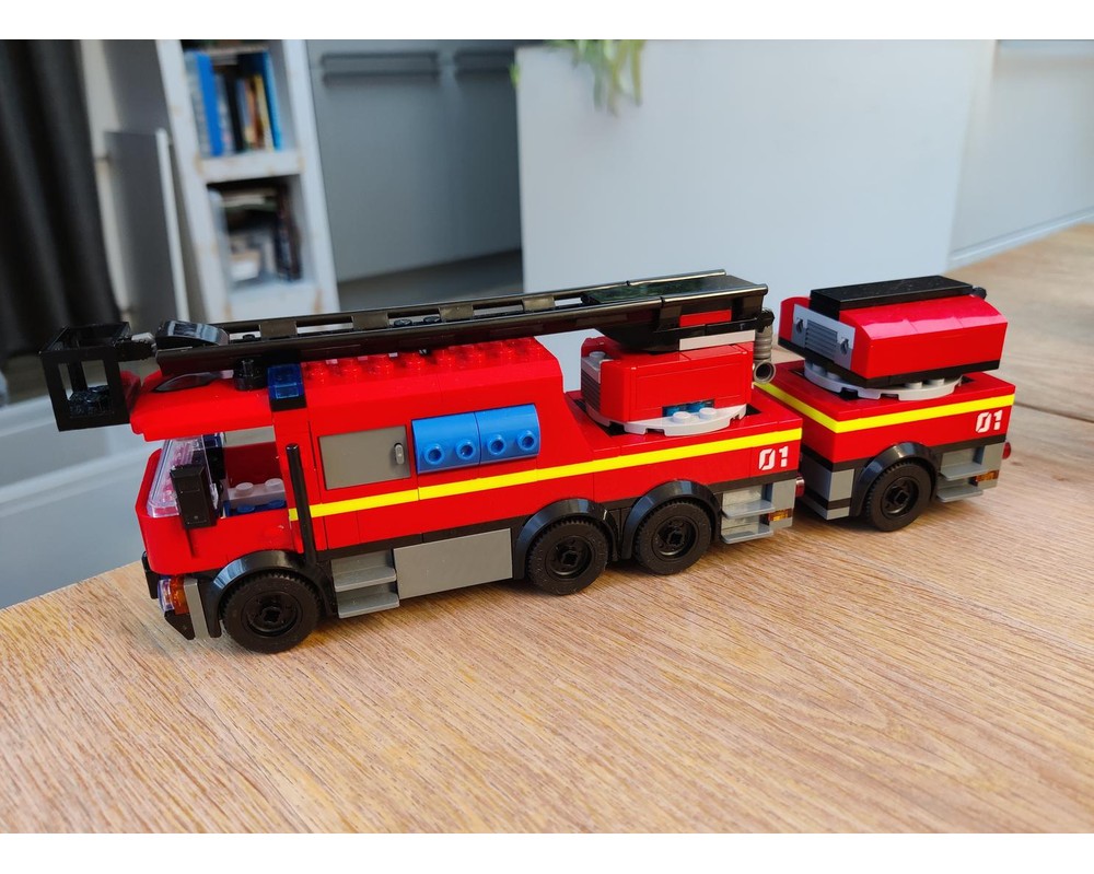 LEGO MOC Lego City Fire Station Truck 60414 Trailer by Dennis1984120 ...