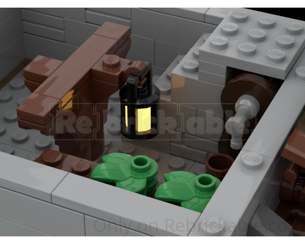 LEGO MOC Medieval Frame House Modular by bri_CK_One | Rebrickable ...