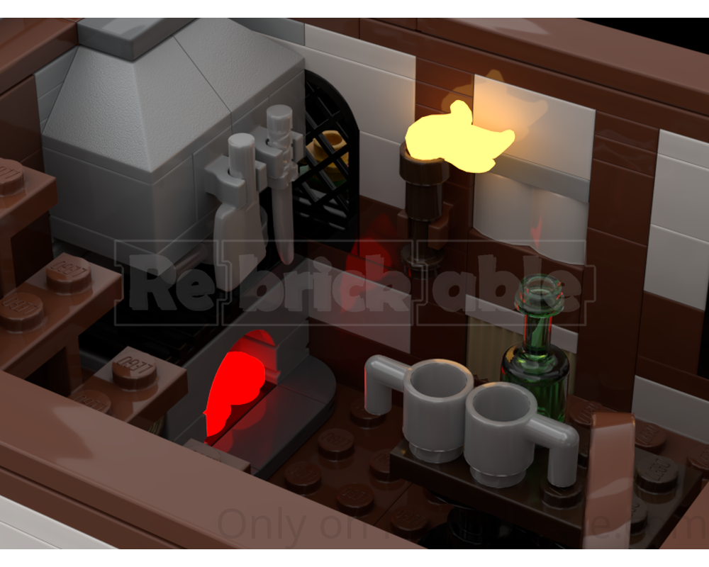 LEGO MOC Medieval Frame House Modular by bri_CK_One | Rebrickable ...