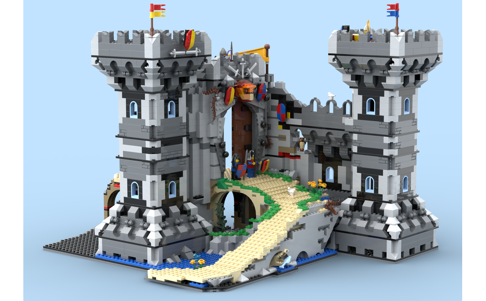 Lego Moc Crocodile Castle By Cvi Rebrickable Build With Lego