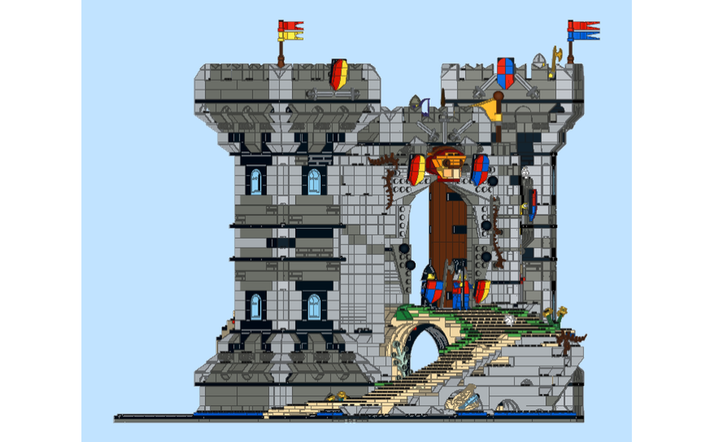 Lego Moc Crocodile Castle By Cvi Rebrickable Build With Lego
