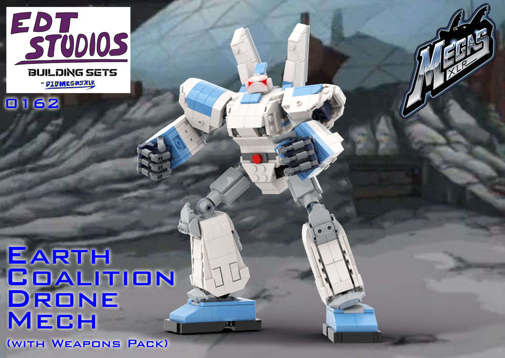 LEGO MOC Earth Coalition Drone Mech (with Weapons Pack) by D10MegasXLR ...