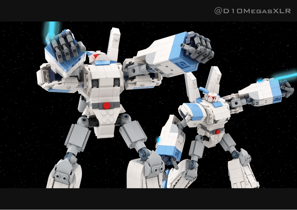 LEGO MOC Earth Coalition Drone Mech (with Weapons Pack) by D10MegasXLR ...