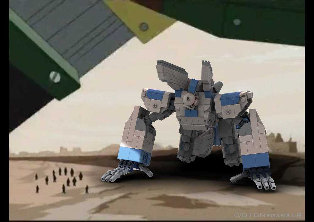 LEGO MOC Earth Coalition Drone Mech (with Weapons Pack) by D10MegasXLR ...