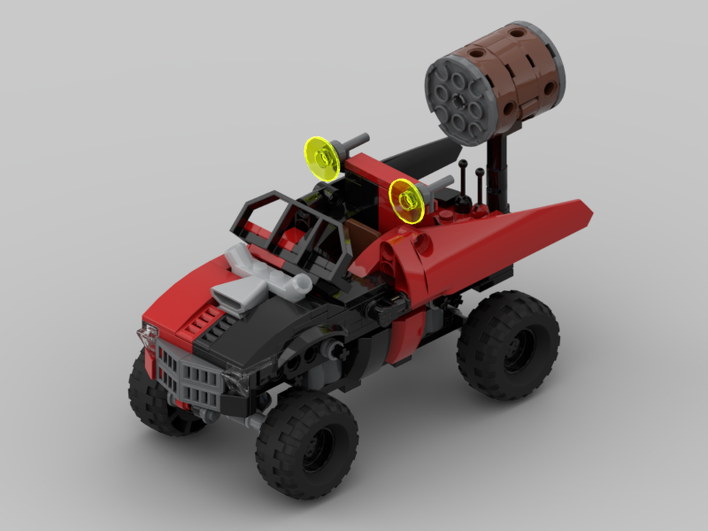 LEGO MOC Harley's Hammer Truck by EnderMB | Rebrickable - Build with LEGO