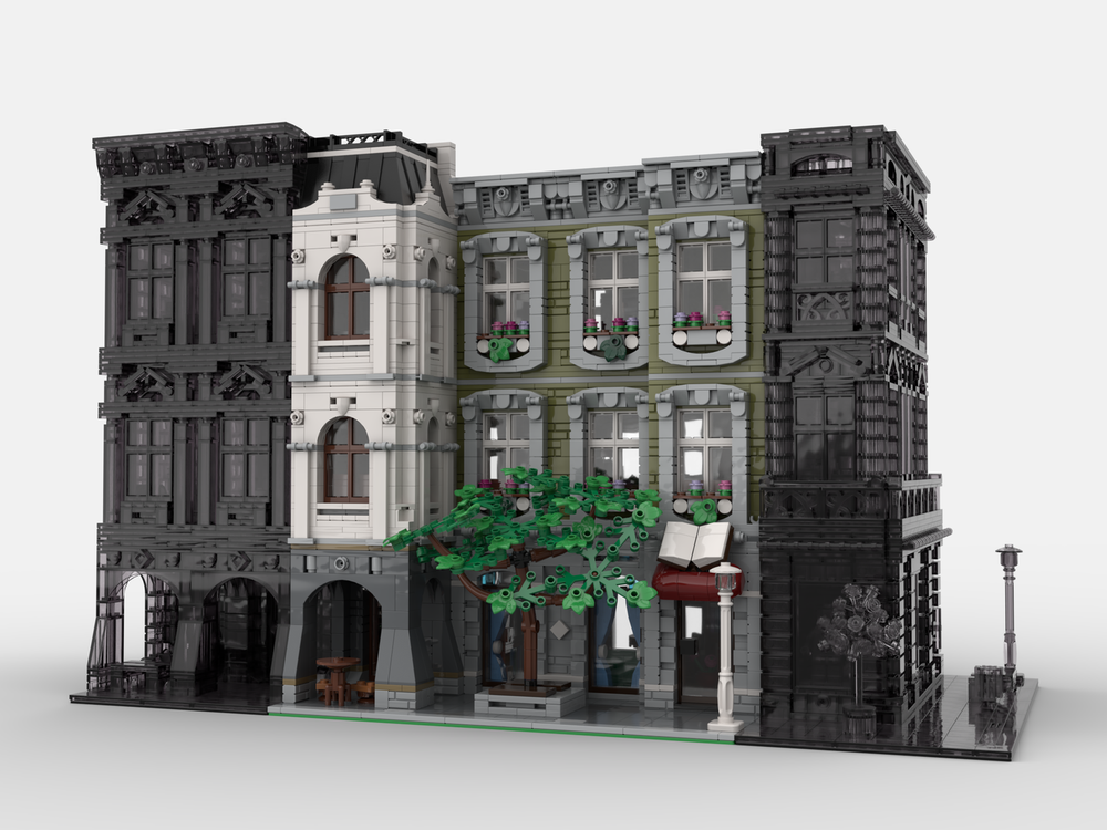 LEGO MOC Library & Wine Bar by Mattysek289 | Rebrickable - Build with LEGO