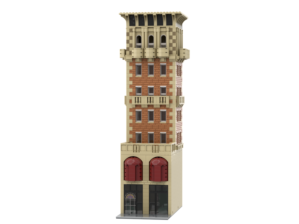 LEGO MOC millenium biltmore histroic hotel module by building-and ...