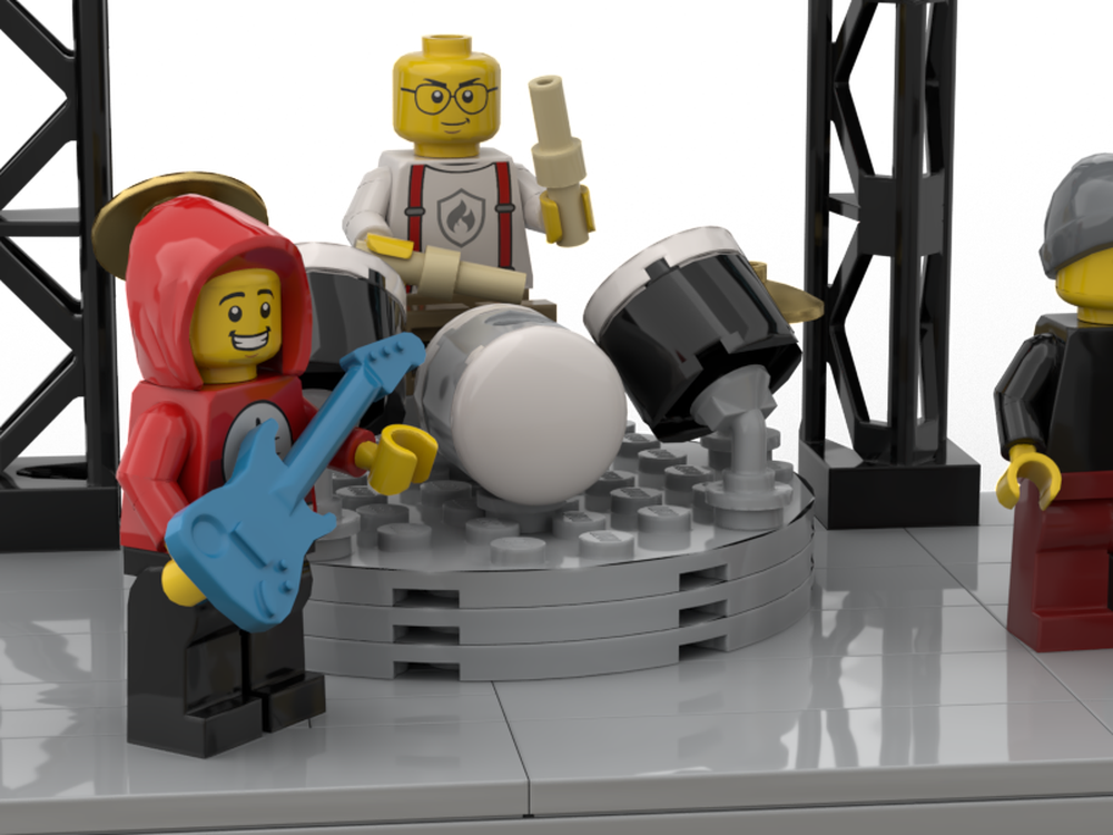 Lego Moc Modular Rock Concert By Viernes Rebrickable Build With Lego