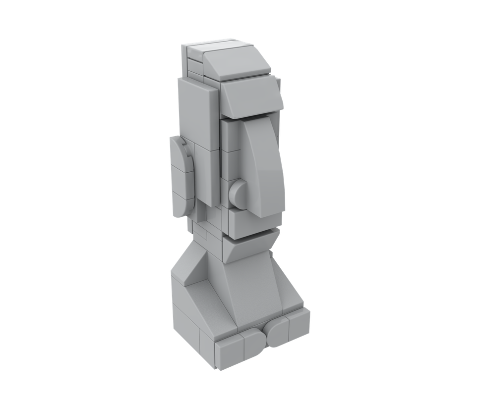 LEGO MOC 25 Moai by MyKidisanAlien | Rebrickable - Build with LEGO