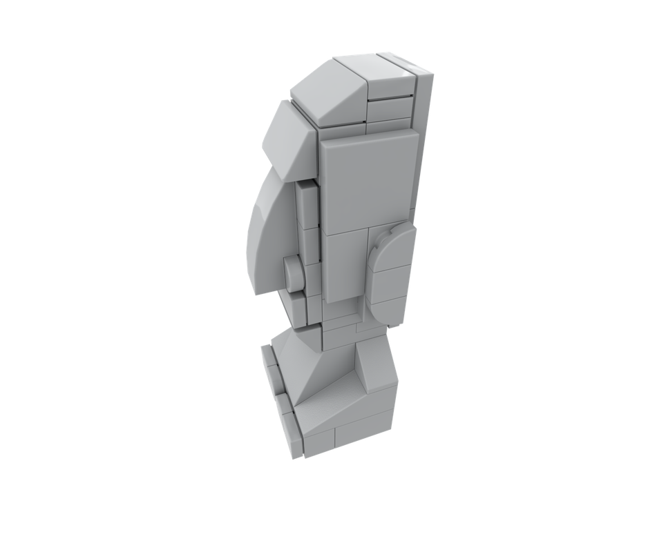 LEGO MOC 25 Moai by MyKidisanAlien | Rebrickable - Build with LEGO