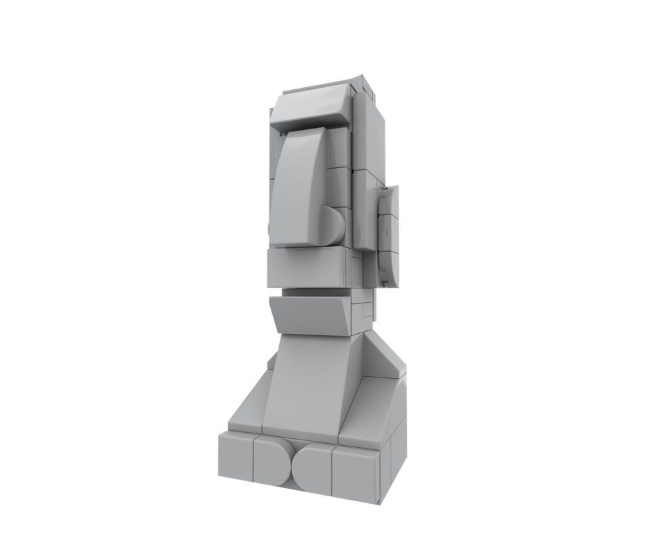 LEGO MOC 25 Moai by MyKidisanAlien | Rebrickable - Build with LEGO