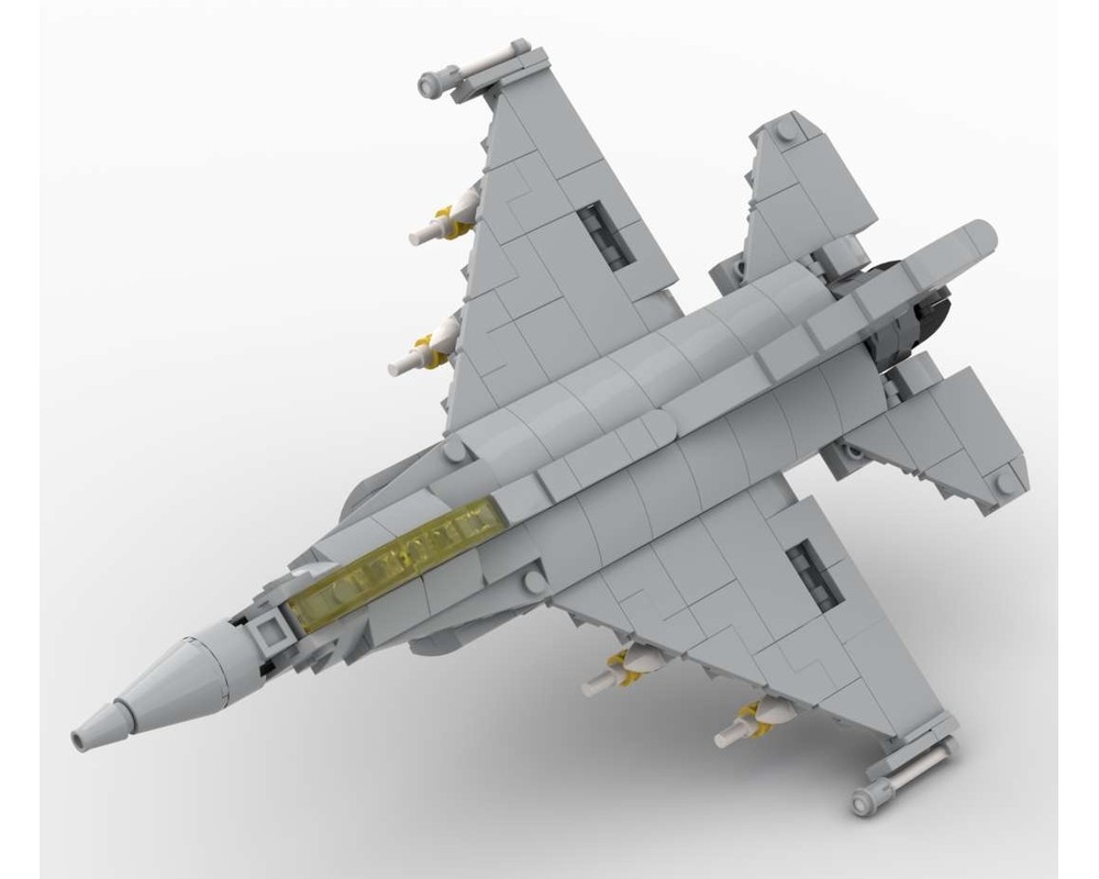 Lego Moc General Dynamics F 16 Fighting Falcon 172 Scale By Lordly