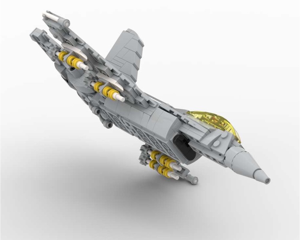 LEGO MOC General Dynamics F-16 Fighting Falcon 1.72 scale by Bricksmith ...