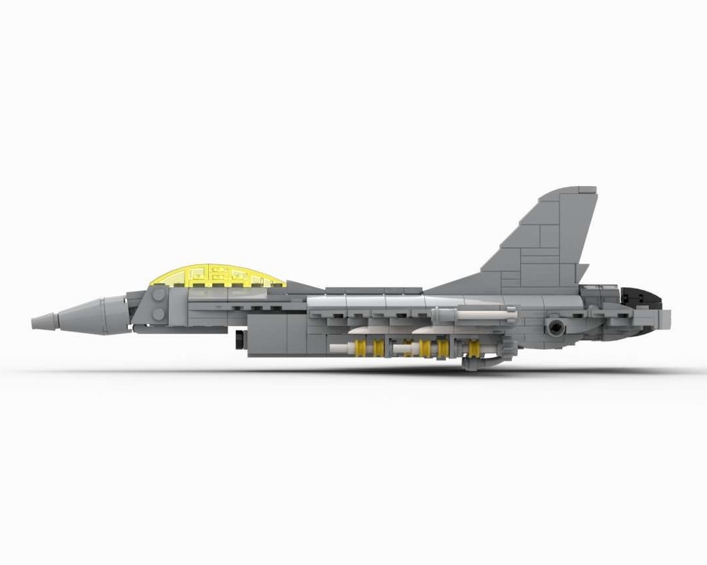 LEGO MOC General Dynamics F-16 Fighting Falcon 1.72 scale by Bricksmith ...