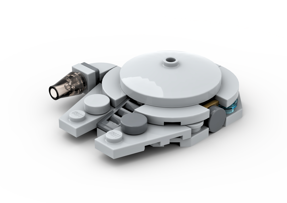 LEGO MOC Micro Millennium Falcon by The Bobby Brix Channel ...