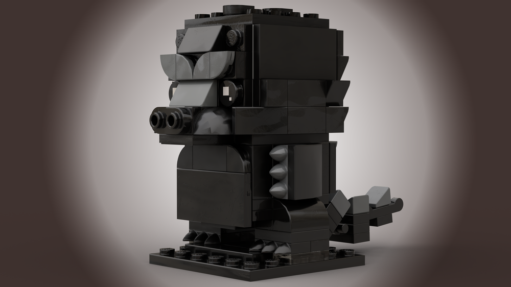 LEGO MOC Godzilla 1954 Brickheadz by invader_design | Rebrickable ...