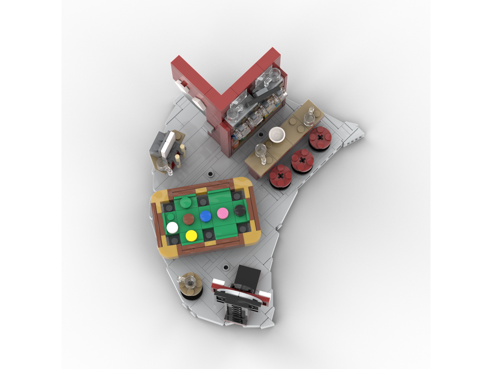 LEGO MOC-204903 Brickman Tower: Restaurant & Bar (5⁄9) by axsbricks ...