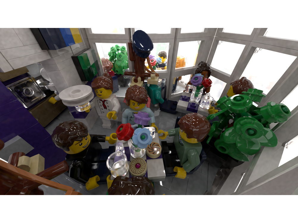 LEGO MOC Brickman Tower: Restaurant & Bar (5⁄9) by axsbricks ...