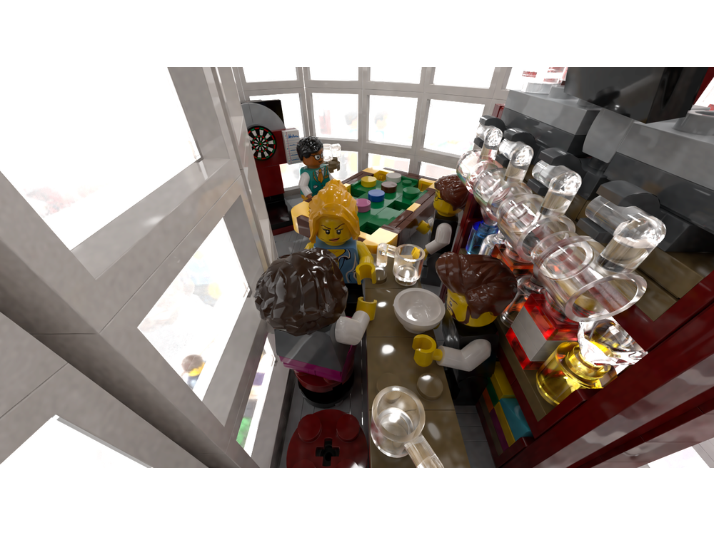 LEGO MOC-204903 Brickman Tower: Restaurant & Bar (5⁄9) by axsbricks ...