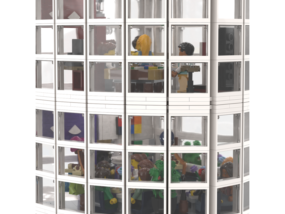 LEGO MOC-204903 Brickman Tower: Restaurant & Bar (5⁄9) by axsbricks ...