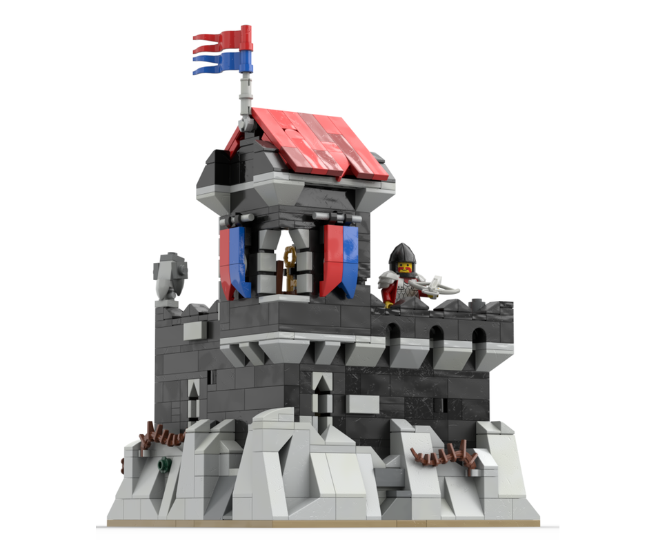 LEGO MOC The Black Knights Outpost by mrnoeb | Rebrickable - Build with ...
