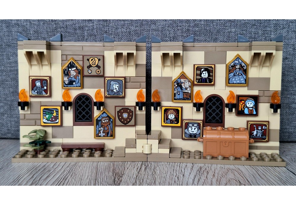 Lego Moc Hogwarts Small Corridor Modular 202425 By Builtbyniki