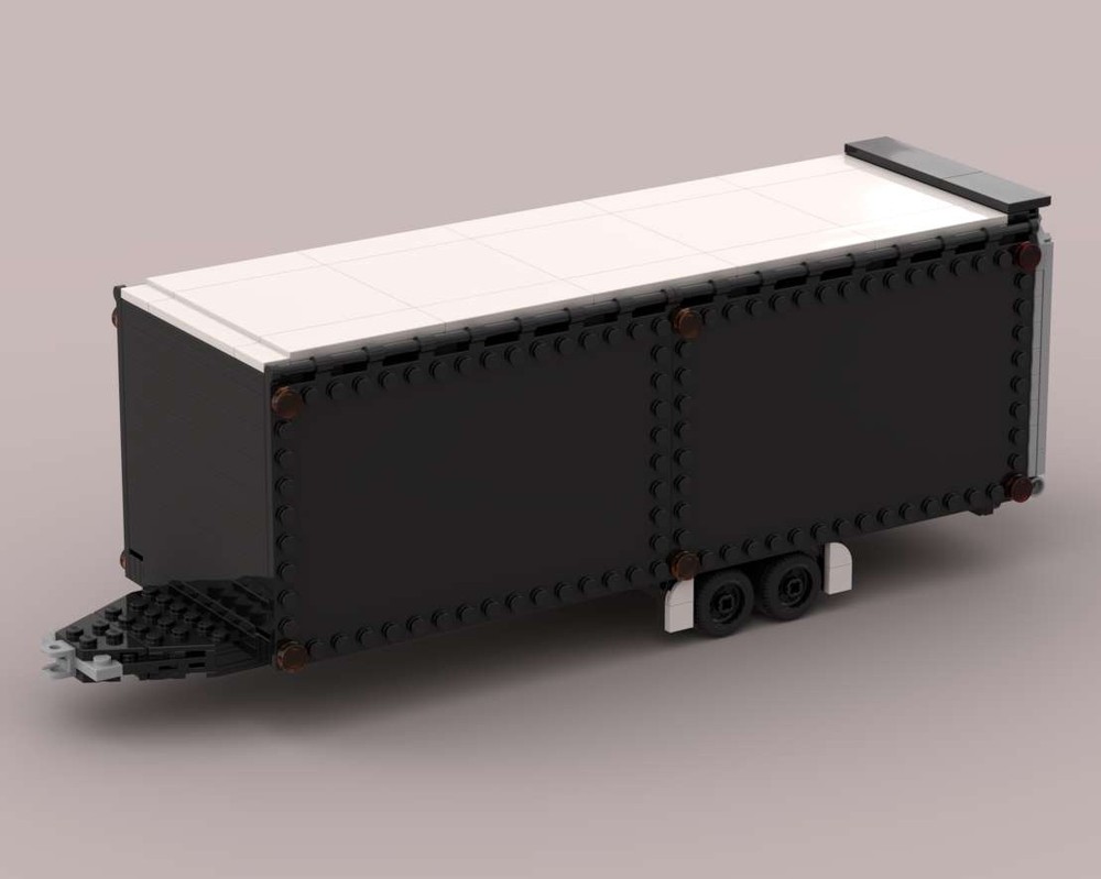 LEGO MOC Enclosed Car Trailer for 8 Wide Cars by Xxriot99xX ...