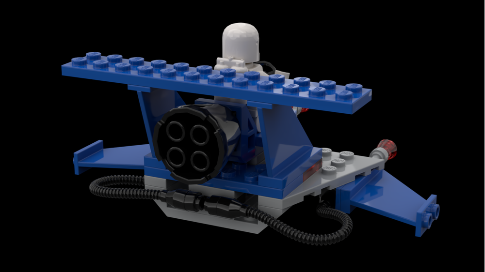 Lego Moc Classic Space Tri Scanner Rocket Sled Moc By Watsonlego