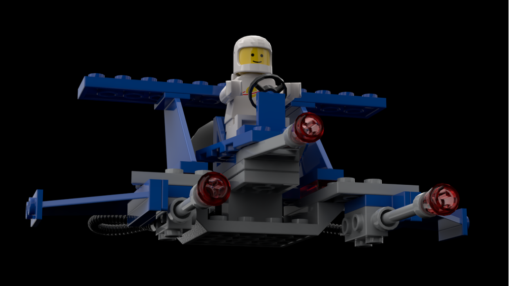 Lego Moc Classic Space Tri Scanner Rocket Sled Moc By Watsonlego