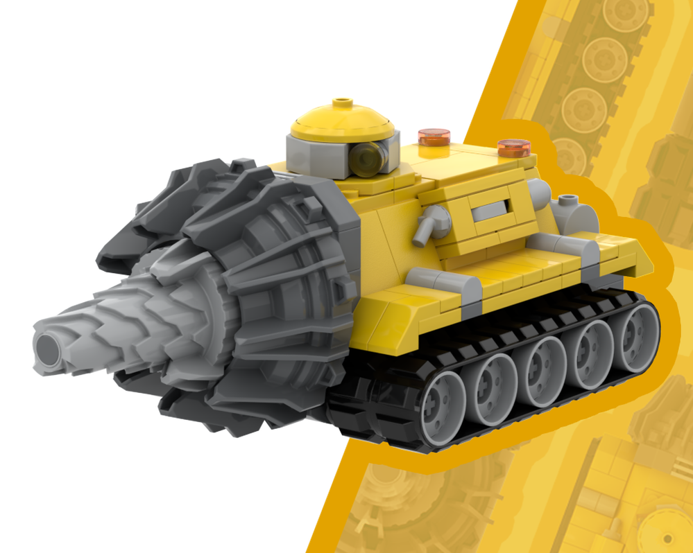 LEGO MOC Doretta the Drilldozer! by No1LikesCherry | Rebrickable ...